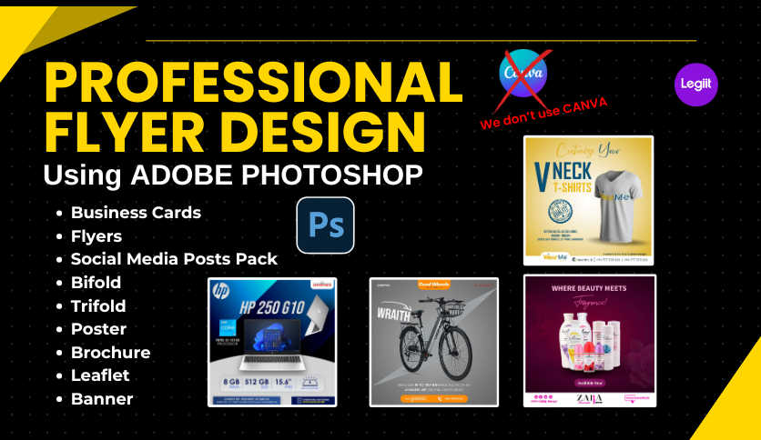 Professional Flyer, Brochure Designs | Legiit