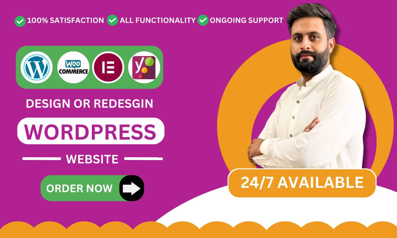 Custom Design Or Redesign Your WordPress Website | Legiit