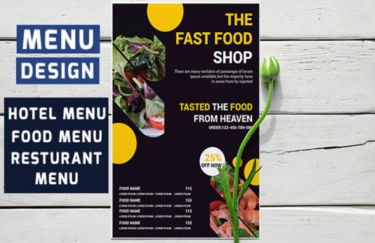 Design, Food Menu, Restaurant Menu, Price List | Legiit