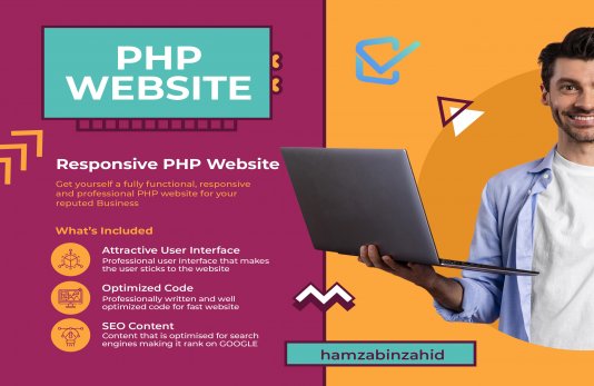 Professional Basic PHP Website Creation Service | Legiit