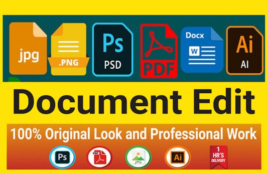 Pro Editing Enhance Docs, Text, Images & PDFs | Legiit
