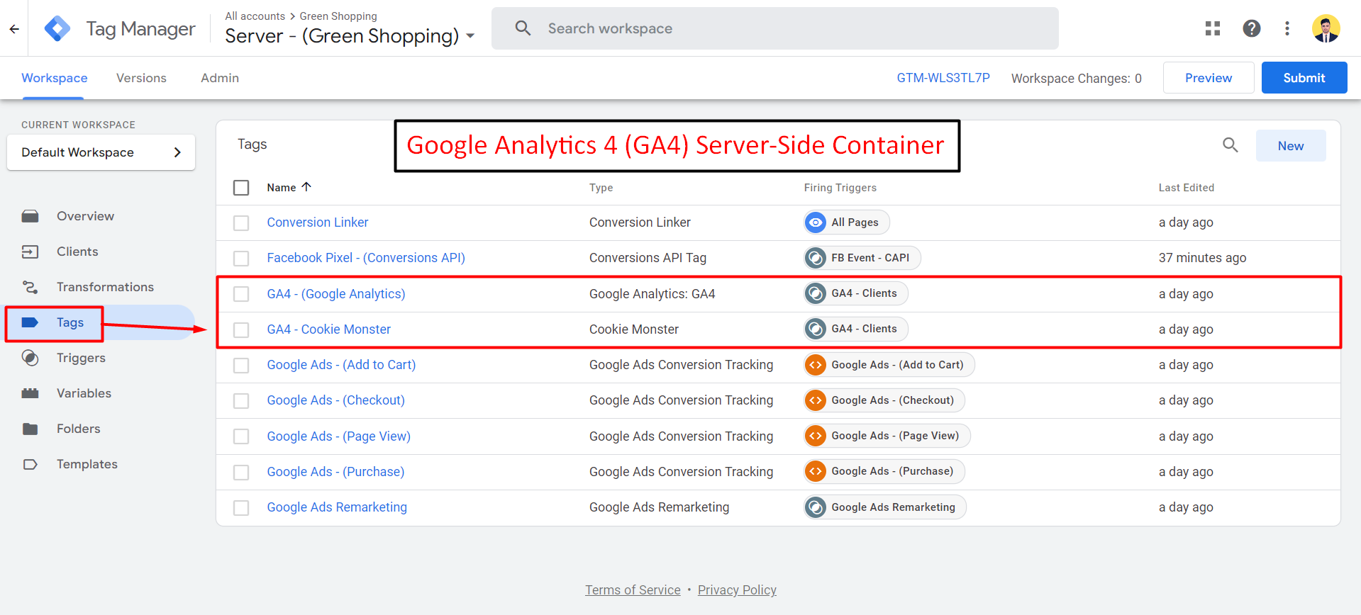 Setup Google Analytics 4, GA4 Server Side Tracking | Legiit