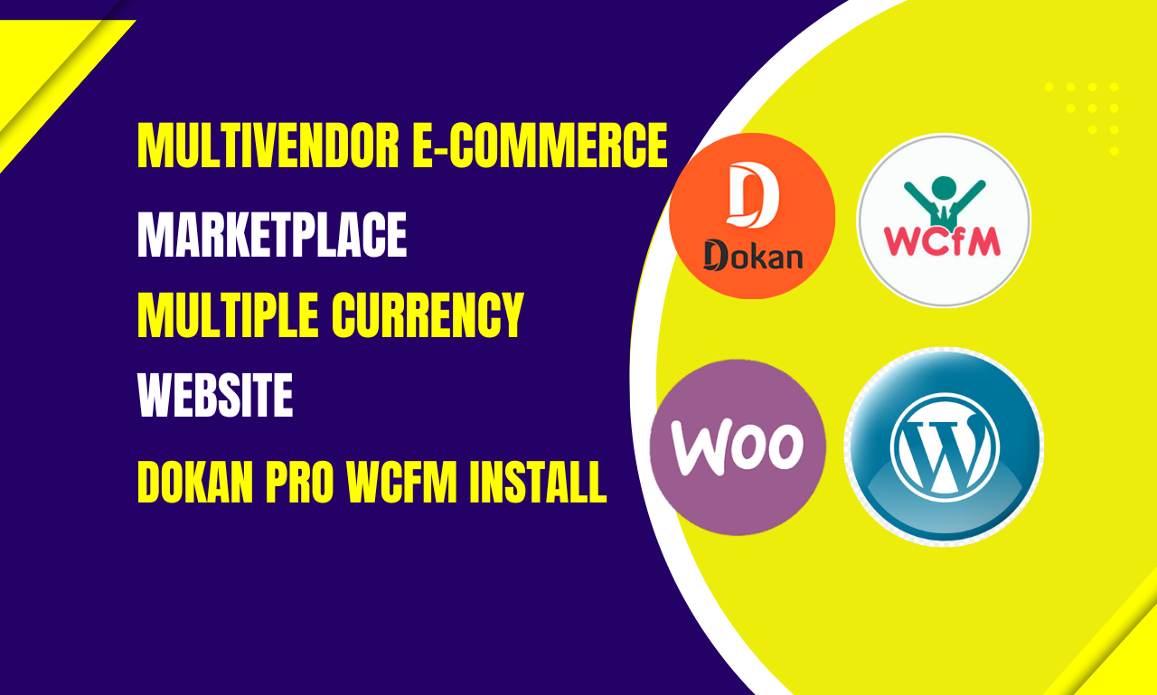 Multi-vendor ECommerce Website Using Dokan Or WCFM | Legiit