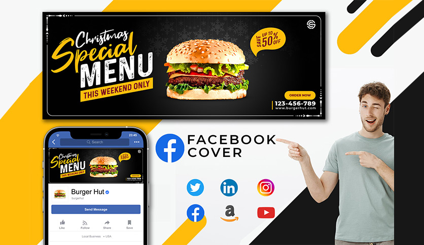 Create A Professional Facebook Cover Banner Design | Legiit