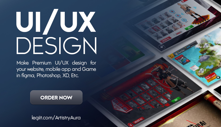 Premium Quality UI UX Design | Legiit