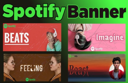 Unique Or Professional Spotify Banner | Legiit