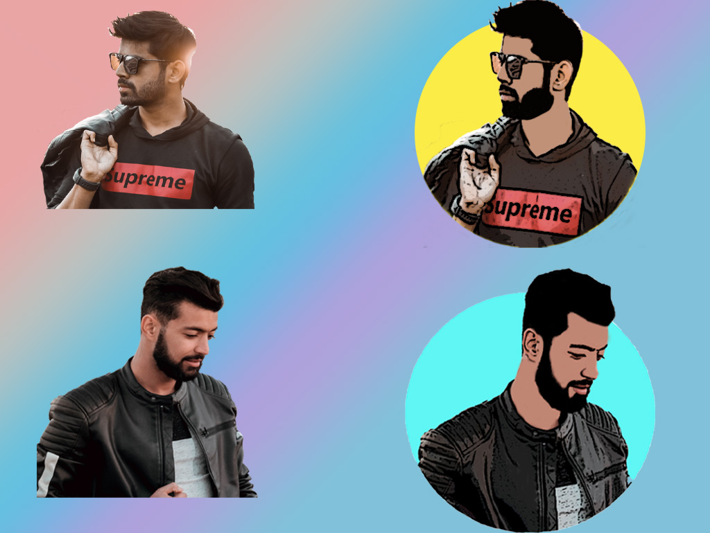 Create A Stunning Vector Face Logo, Cartoonist Style From Your Real ...