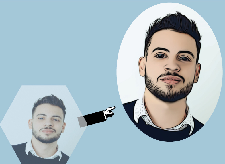 Create A Stunning Vector Face Logo, Cartoonist Style From Your Real ...