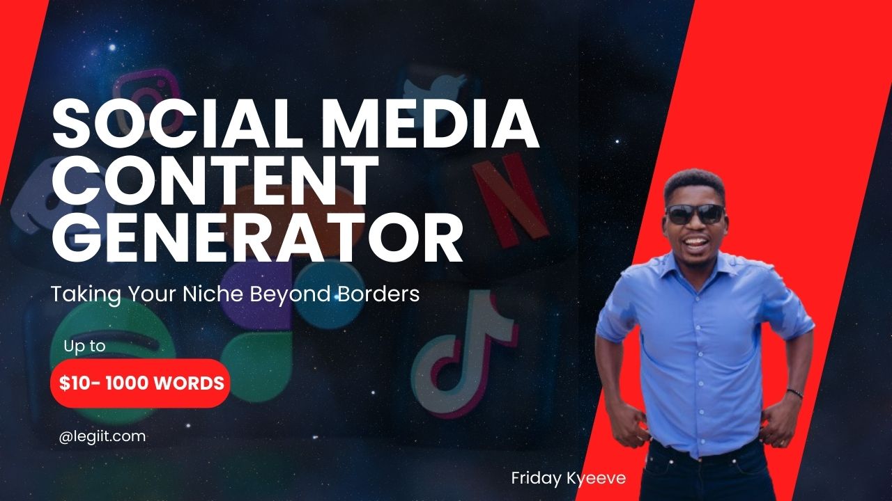 Creative Content For All Social Media Handles | Legiit