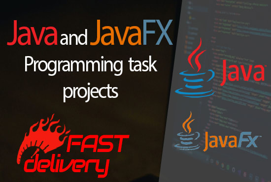 Java And JavaFX Projects, Applications, And Tasks | Legiit