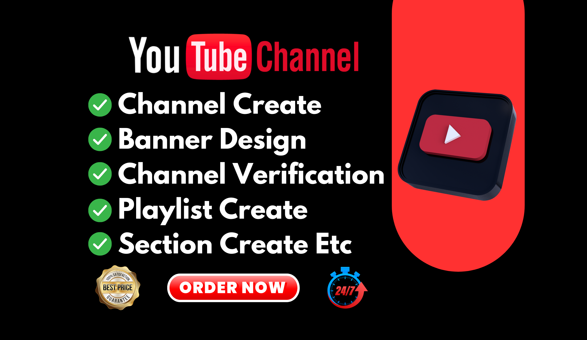 Create and cheapest setup channel with