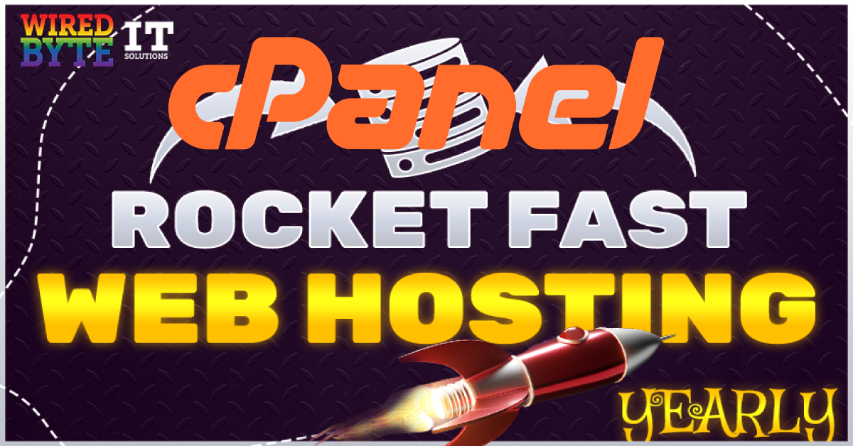 Rocket Fast CPanel Web Hosting - Yearly Package | Legiit