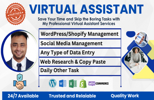 Data Entry Virtual Assistant For Your Business | Legiit