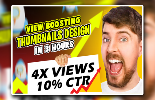 Create View Boosting Best YouTube Thumbnail Design | Legiit