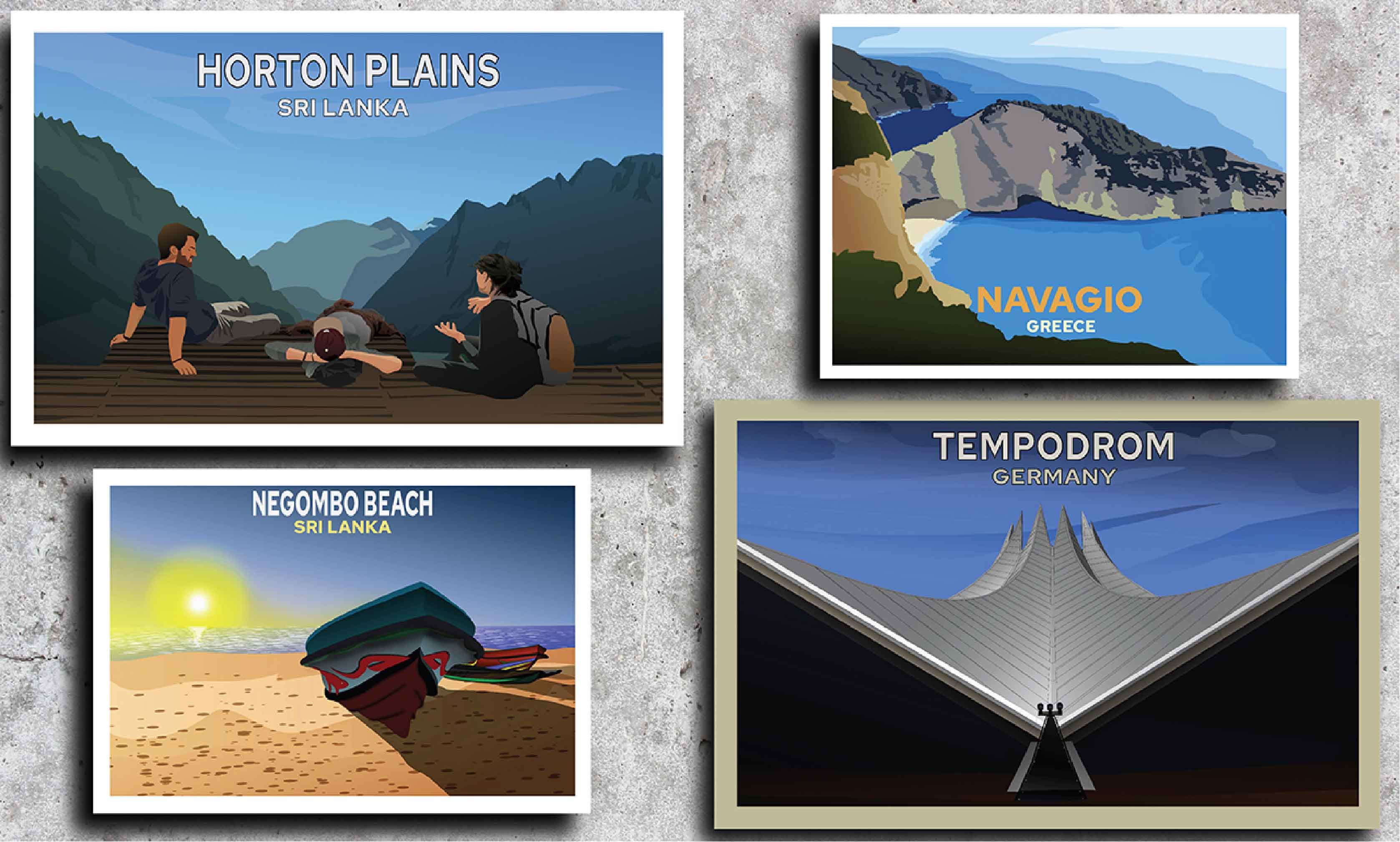 Stunning Travel Poster Design In Illustration | Legiit