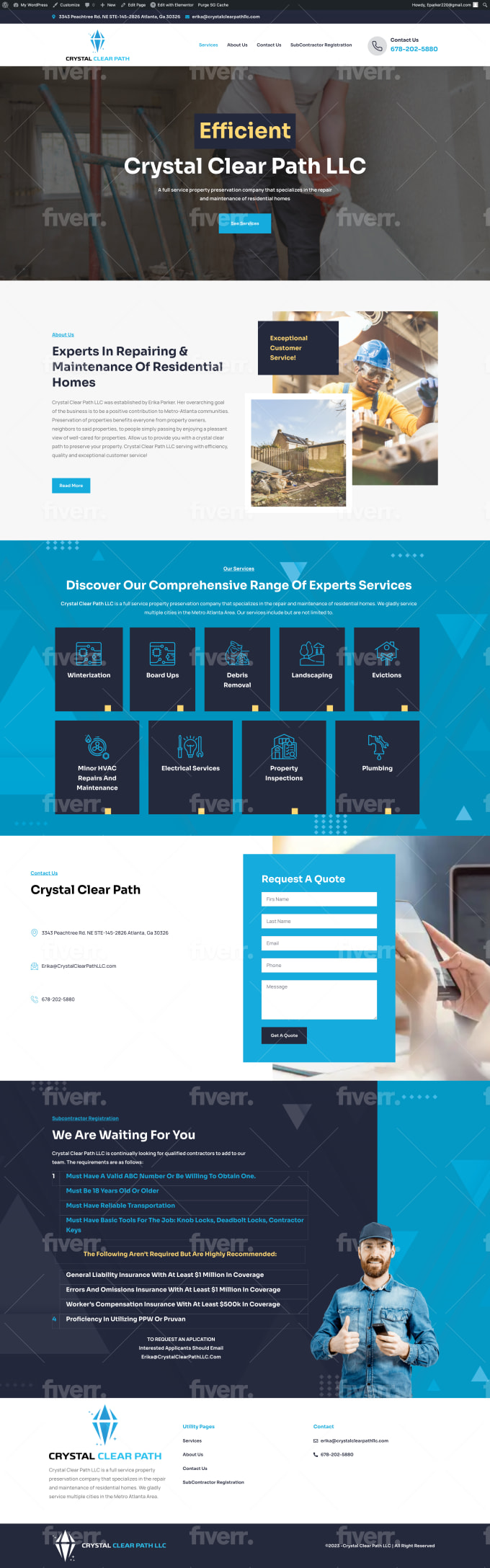 Design And Redesign Professional Wordpress Website | Legiit