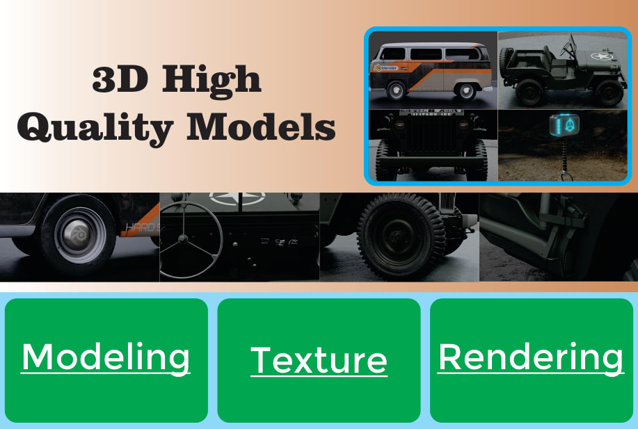 Create Awesome 3d Models & Rendering | Legiit