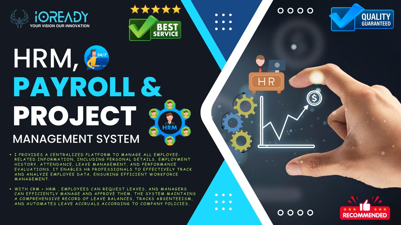 HRM, Payroll And Project Management System | Legiit