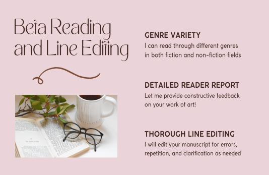 Constructive Beta Reading And Line Editing For Your Manuscript | Legiit