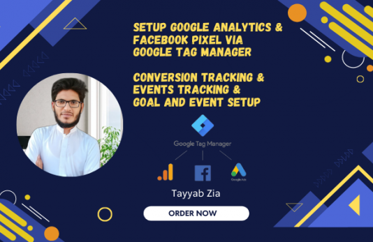 Setup Google Analytics And Facebook Pixel Via GTM | Legiit