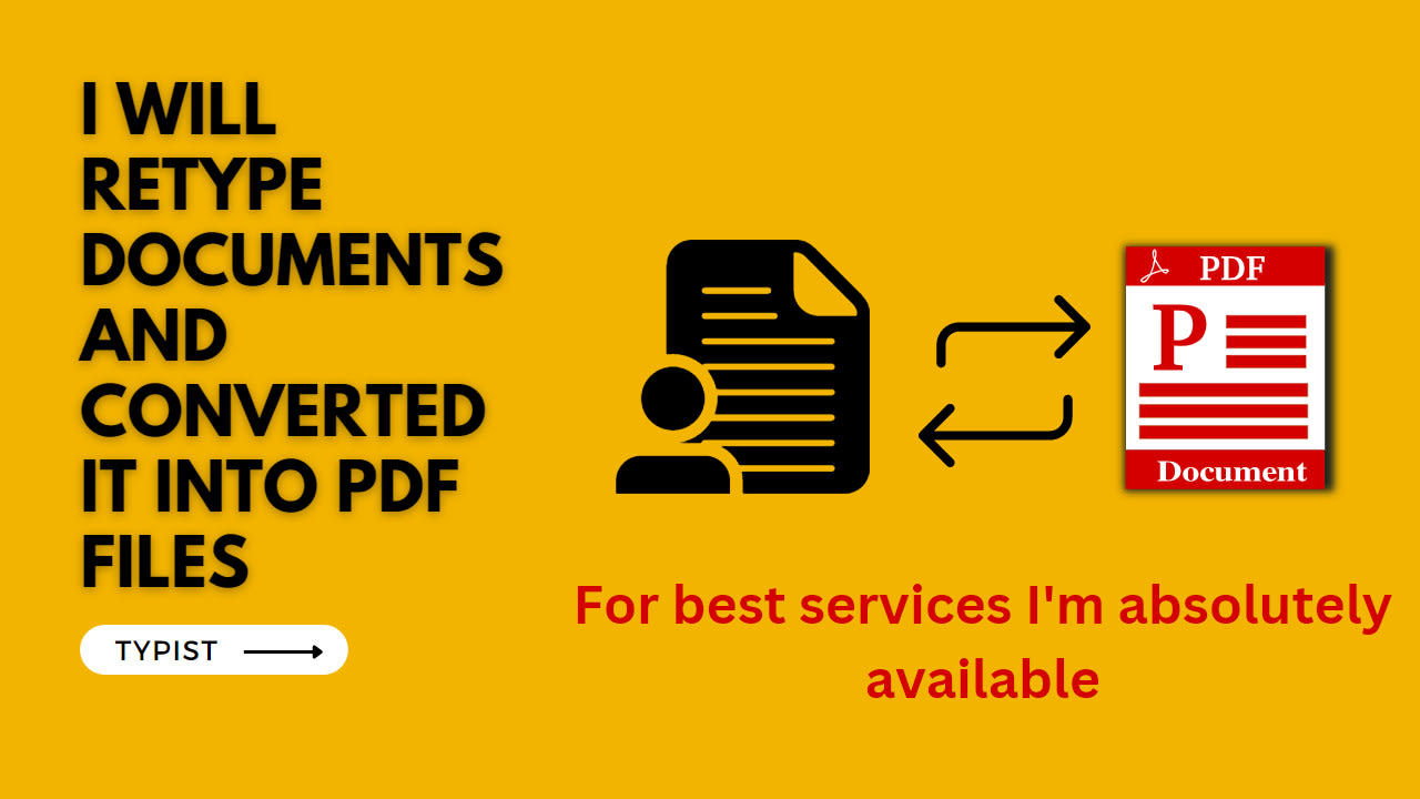 Retyping Documents Image Into Words | Legiit