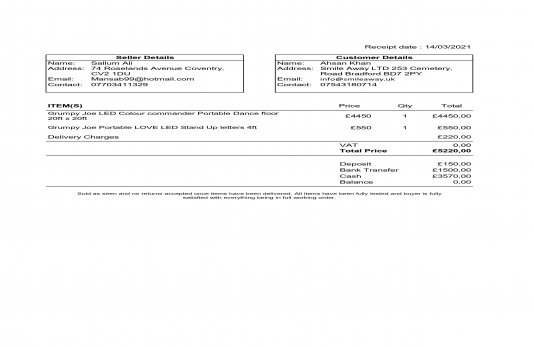 Design Modern Invoices, Luxury Brand Receipt, Quotation, Bill, Slip ...