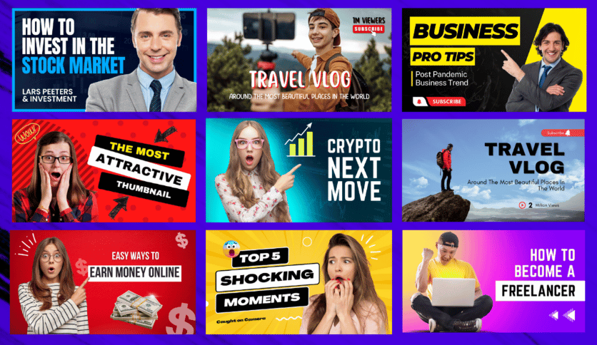 Design Eye Catching Youtube Thumbnail Banner | Legiit