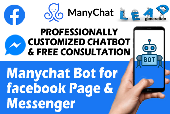Create A Manychat Bot For Your Facebook Page And Messenger | Legiit