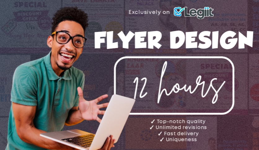 Top Notch And Unique Flier Design For 6$ | Legiit