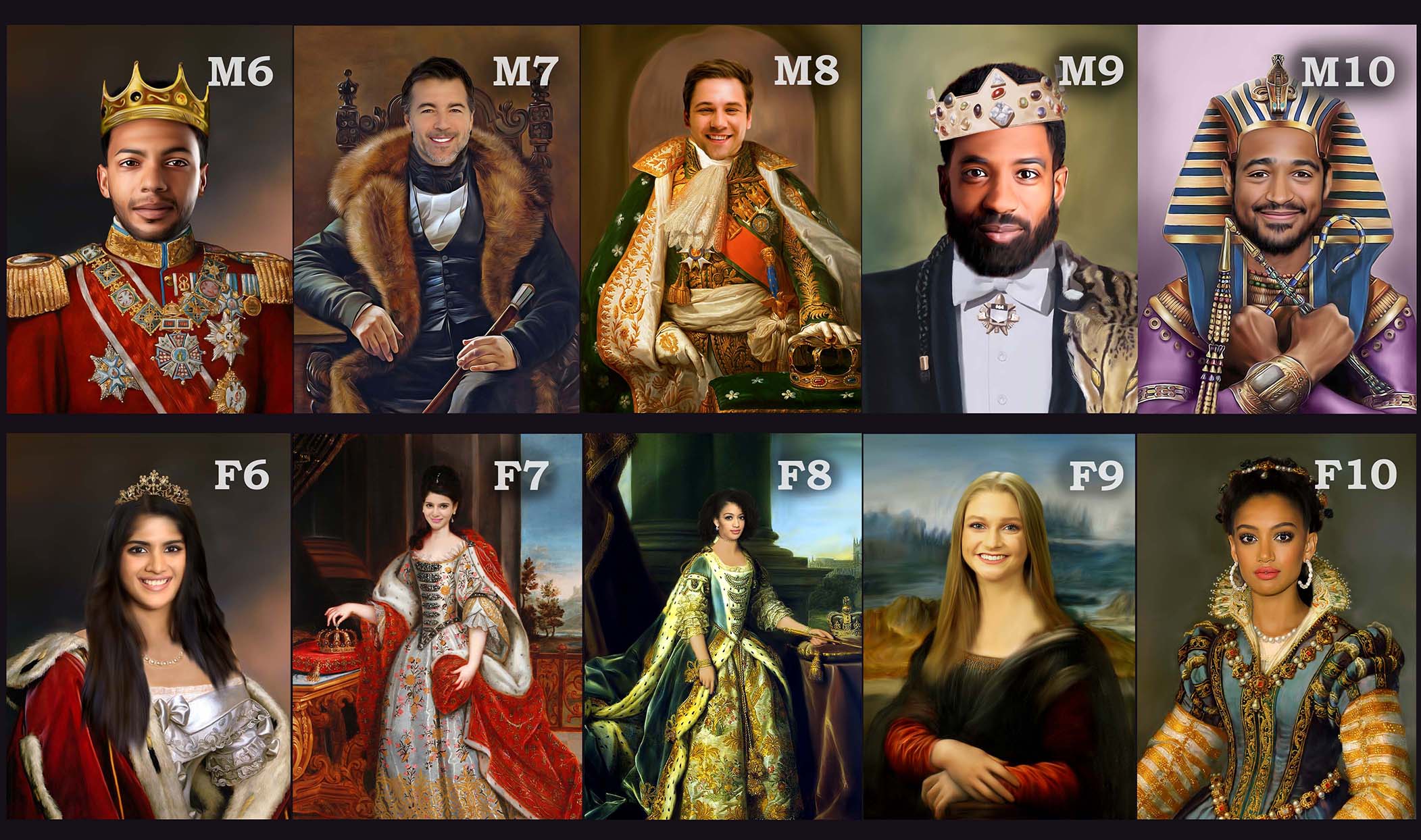 Custom Royal Oil Painting Portrait | Legiit