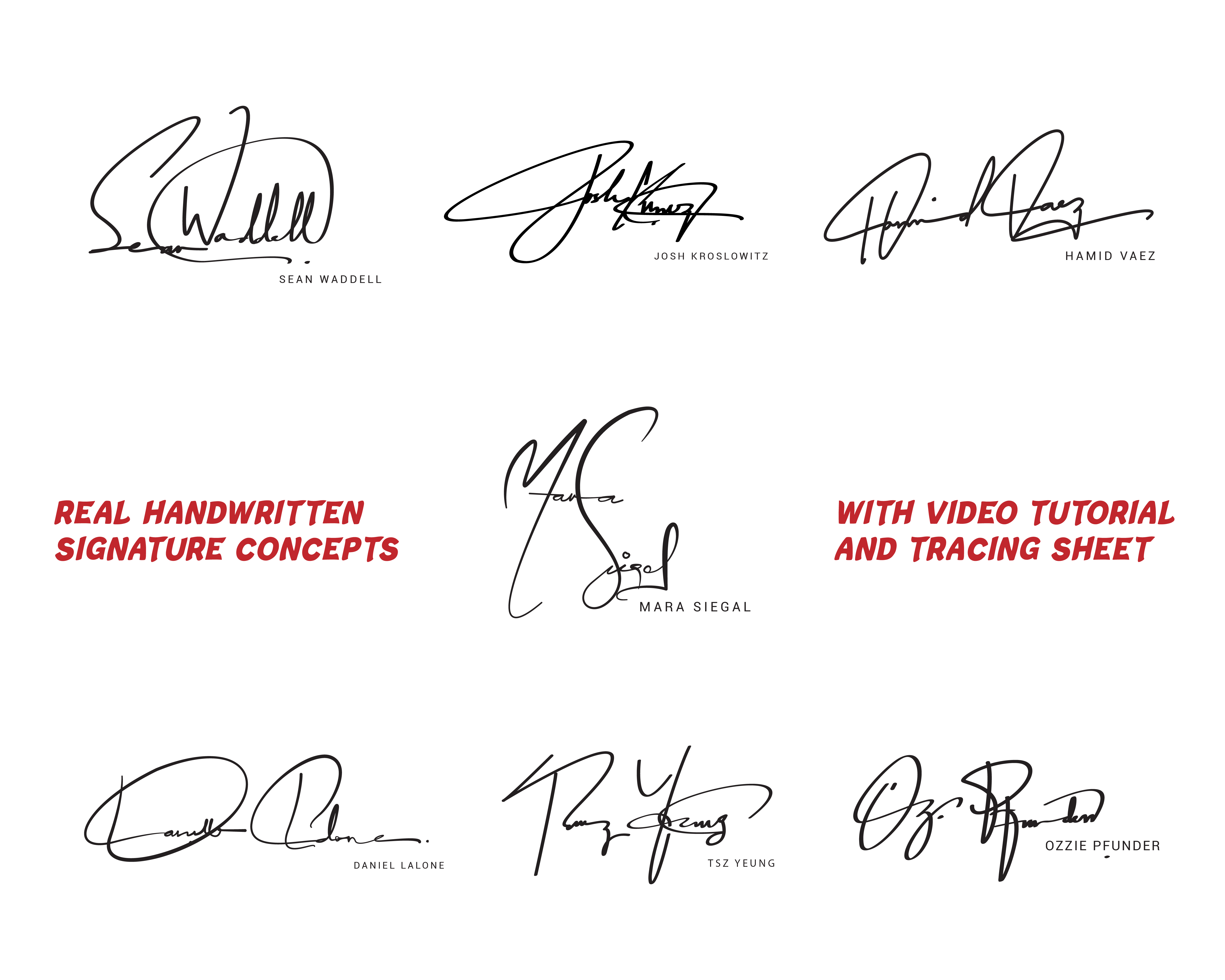 Real Handwritten Signature With Video Tutorial | Legiit