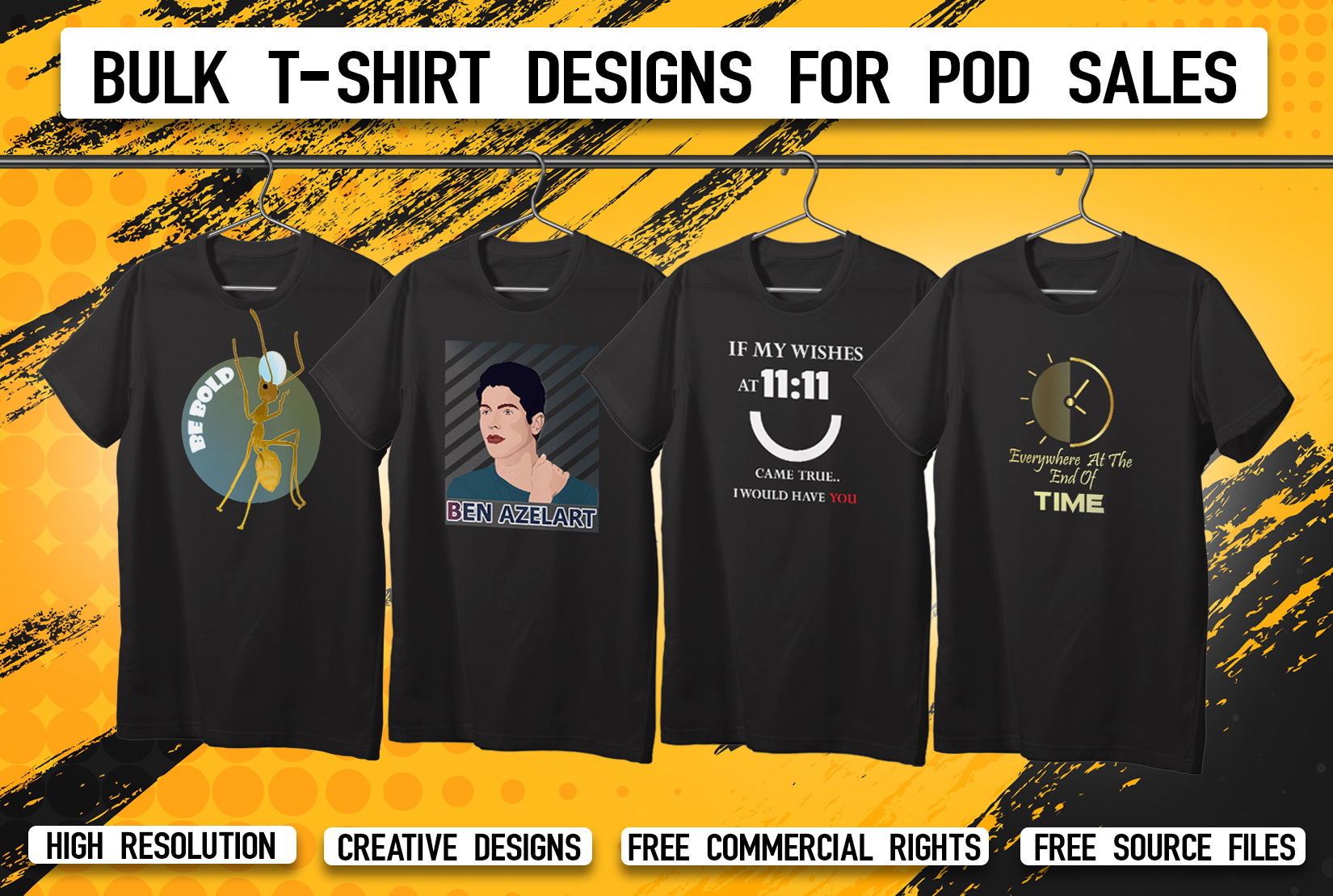 Create Premium Quality T-shirt Designs For POD Services | Legiit