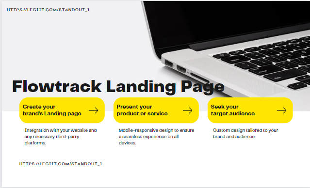 Professional Flowtrack Landing Page Design | Legiit