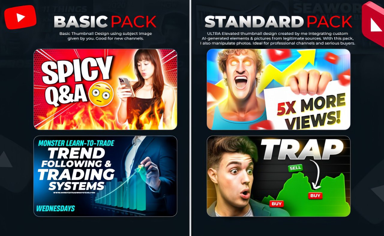 Trendy Youtube Thumbnail Design For Your Channel | Legiit Trendy Youtube Thumbnail Design For Your Channel | Legiit