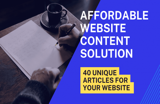 Affordable Website Content Solution | Legiit