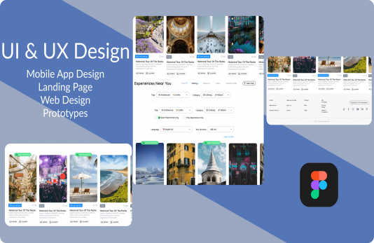 Mobile App UI UX, Web Page UI UX Design. | Legiit