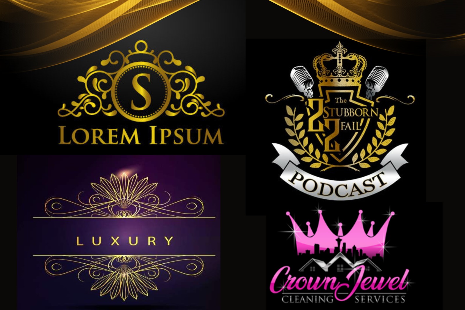 Design A Luxury Modern Logo | Legiit