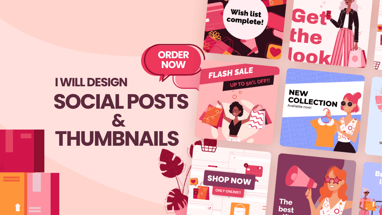 Youtube Thumbnail Design & Social Media Design | Legiit