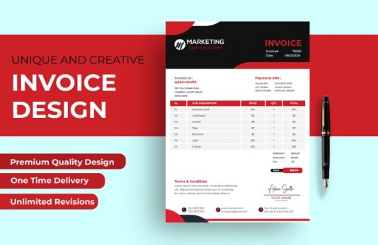 Design Invoice, Quotation, Receipt, Price List | Legiit