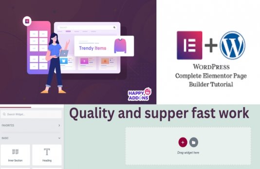 Elementor Web Page Design | Legiit