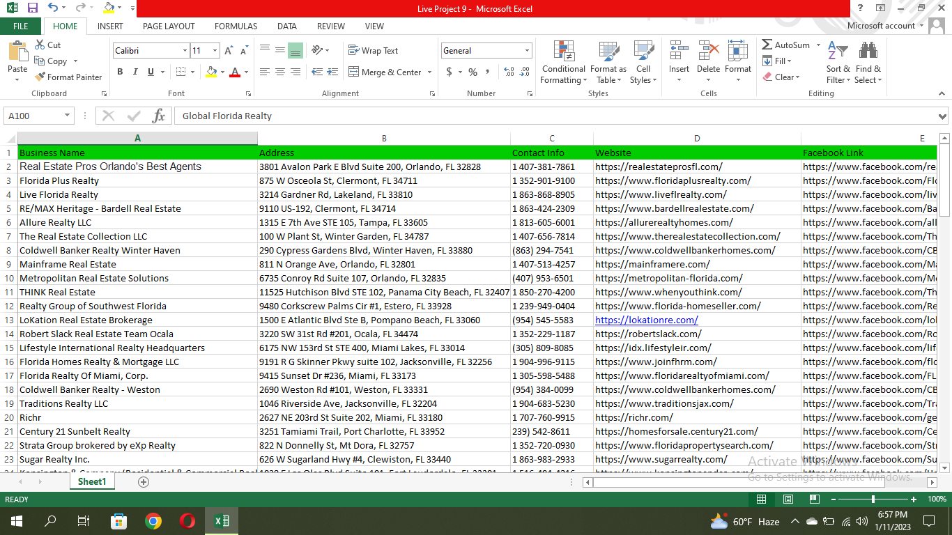 Excel Data Entry, Web Research Copy-paste, | Legiit