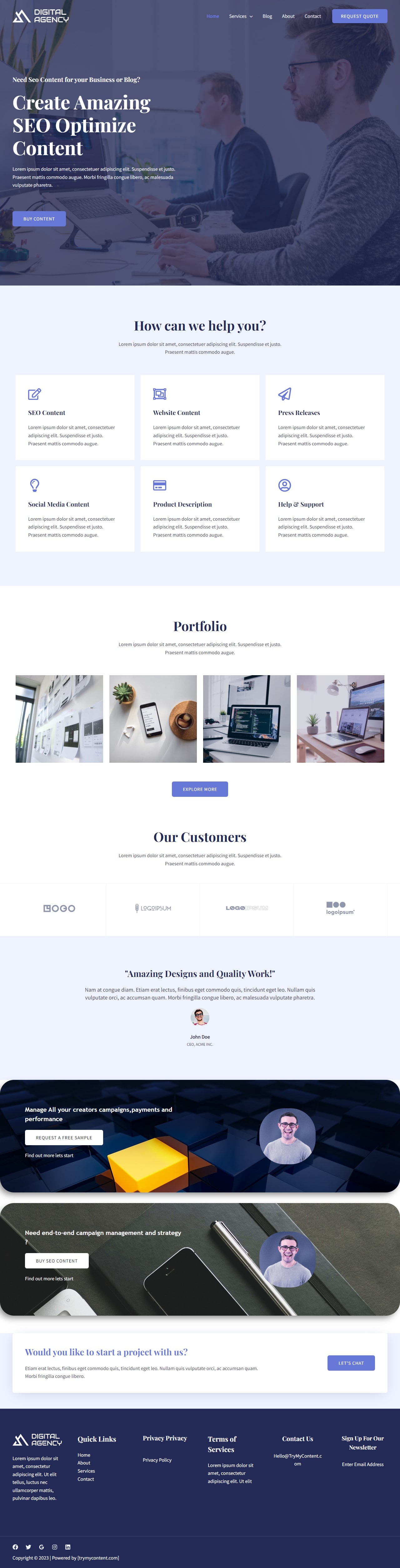 Eye-catching WordPress Website | Legiit