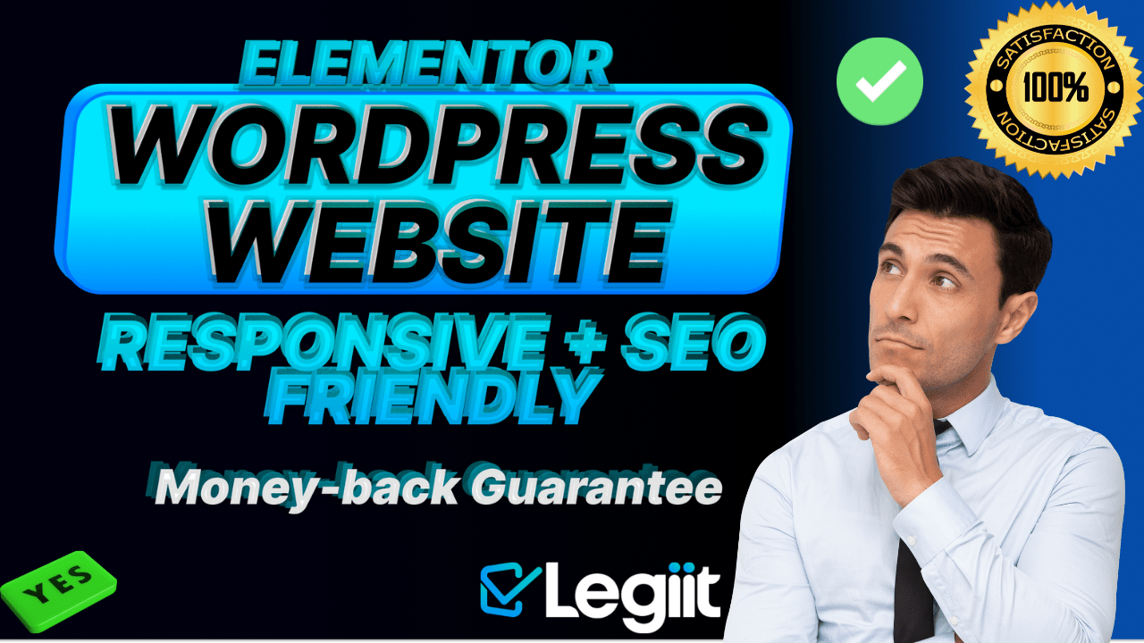 Eye-catching WordPress Website | Legiit