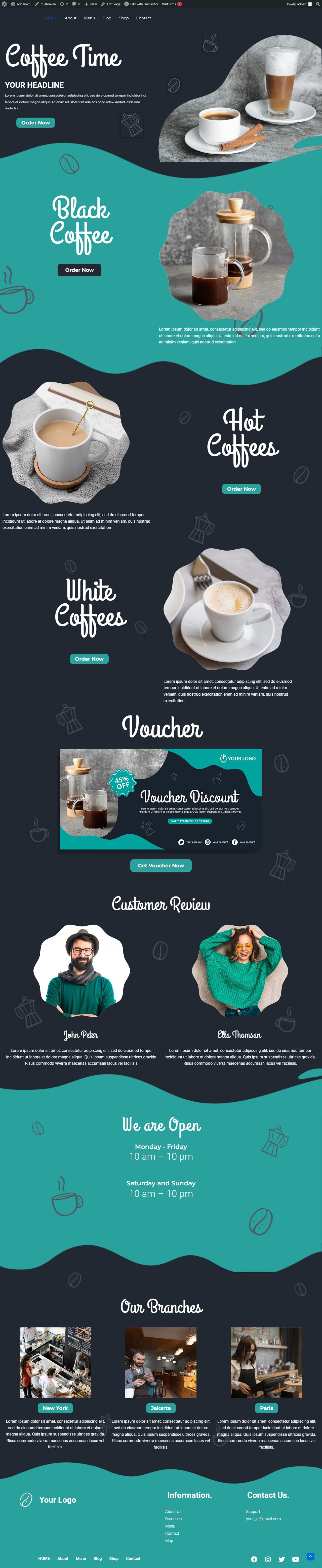Eye-catching WordPress Website | Legiit