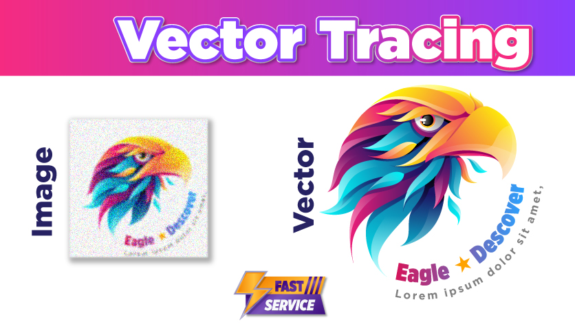 Vector Tracing, Trace, Redesign, Convert To Vector | Legiit