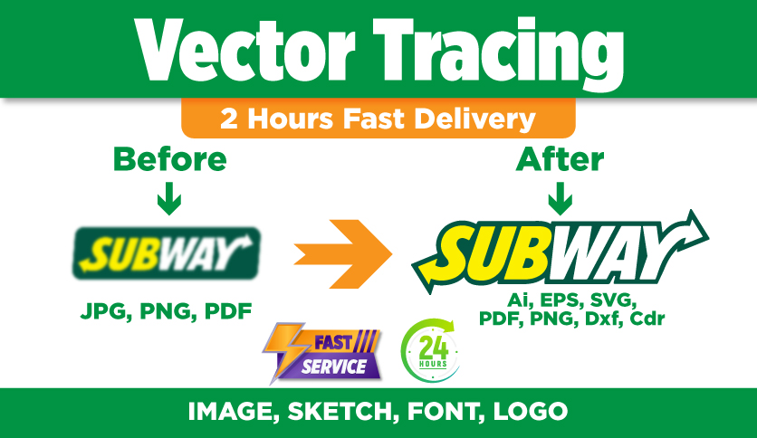 Vector Tracing, Trace, Redesign, Convert To Vector | Legiit