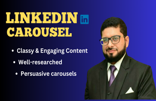 Design Attractive And Engaging Linkedin Carousel | Legiit