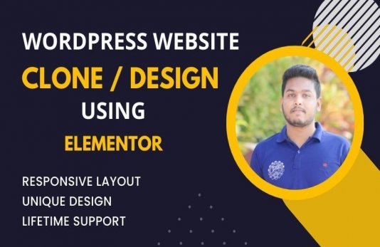Design, Redesign Wordpress Website With Elementor | Legiit