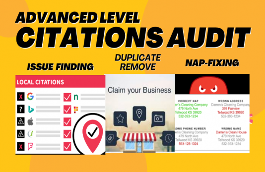 Citation Audit & NAP Fixing. | Legiit
