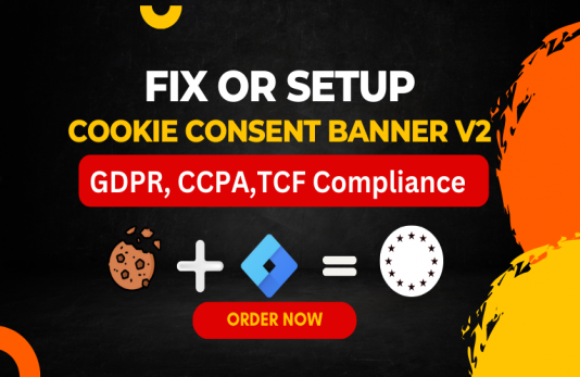 Setup GDPR Cookie Consent Mode V2 & Cookie Banner | Legiit